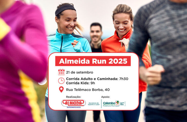 Corrida Almeida Run 2025 está com inscrições abertas - Portal Colombo